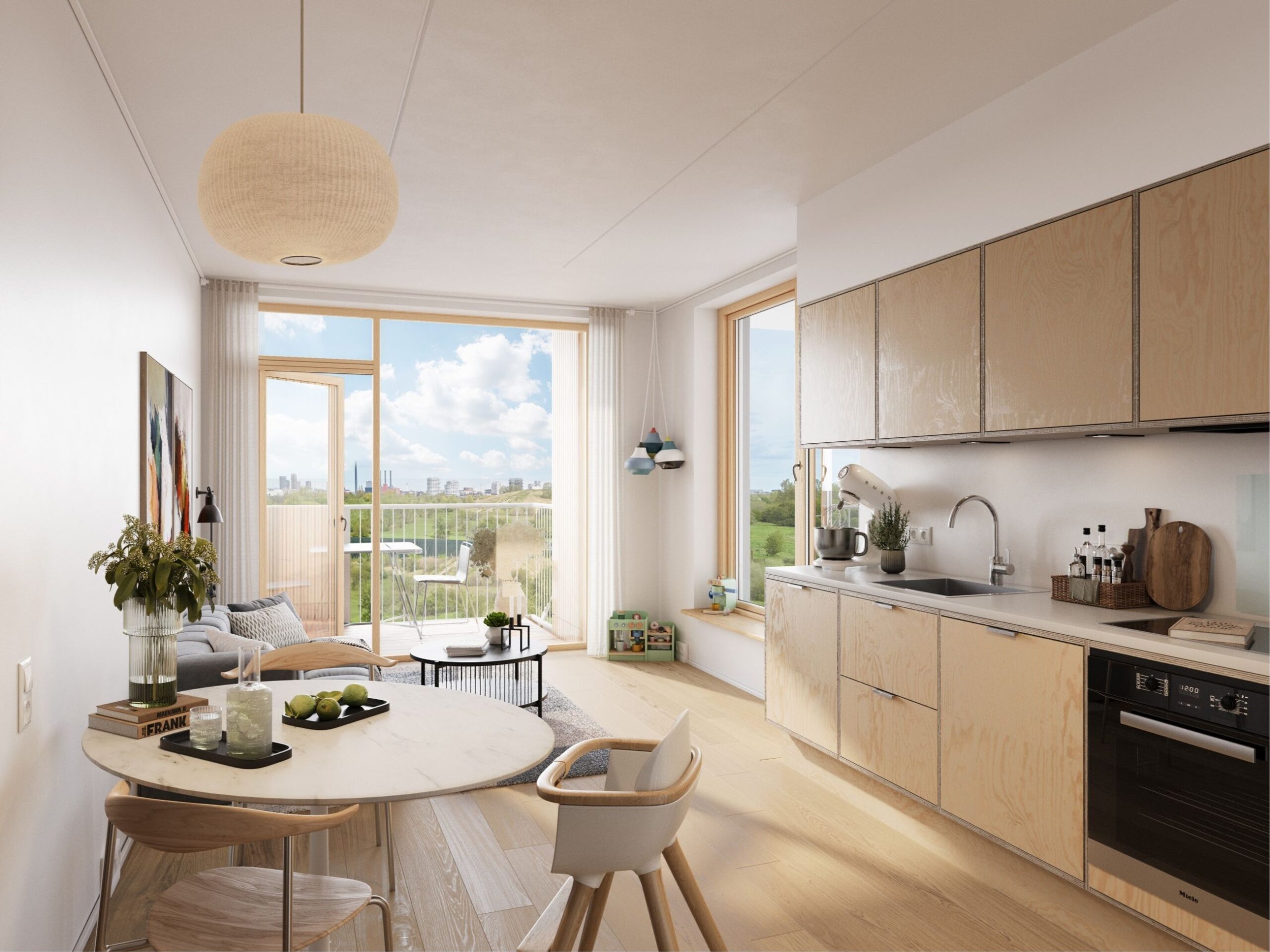 7 værelses bolig, i to plan og med privat tagterrasse - Sweet-Homes